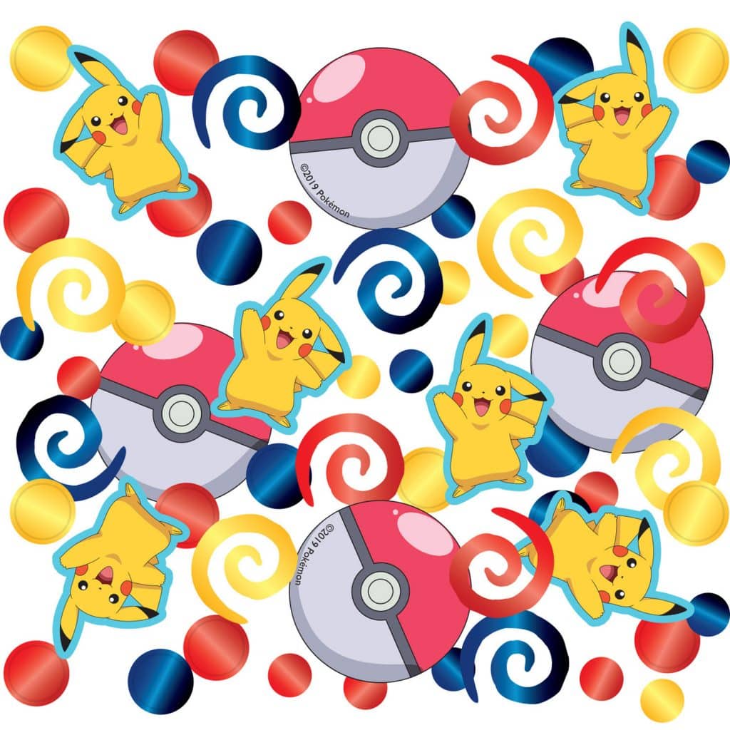 Pokémon Swirls (6 stuks) - Feestwarenhuis