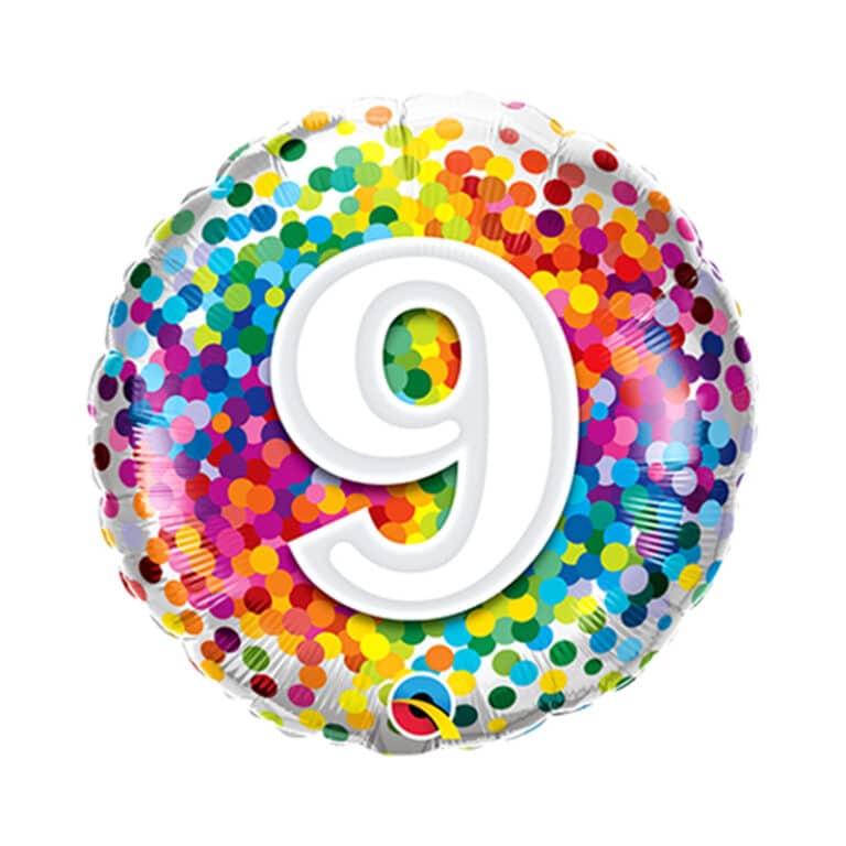 Ballon 9 jaar - Feestwarenhuis