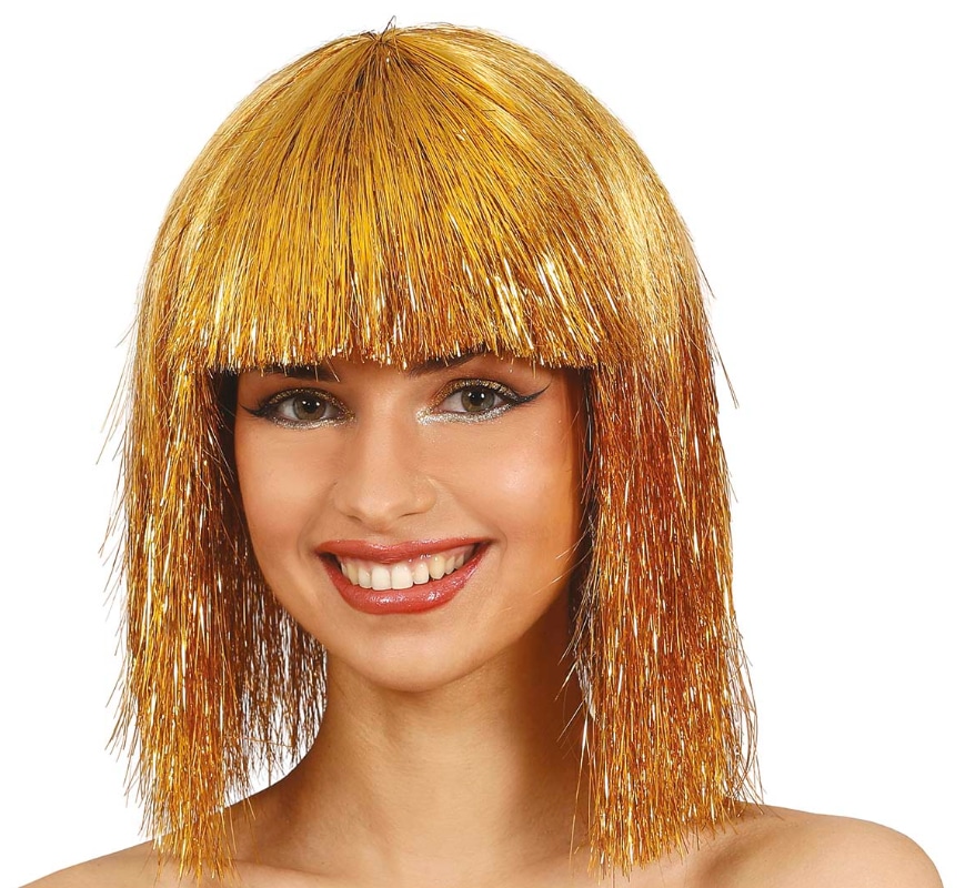 Pruik Goud - Feestwarenhuis.nl