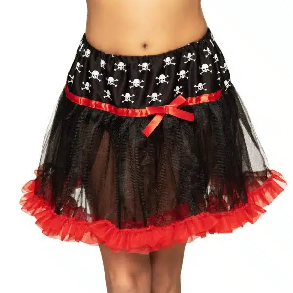 Minirokje Piraat (M/L stretch) - Feestwarenhuis.nl