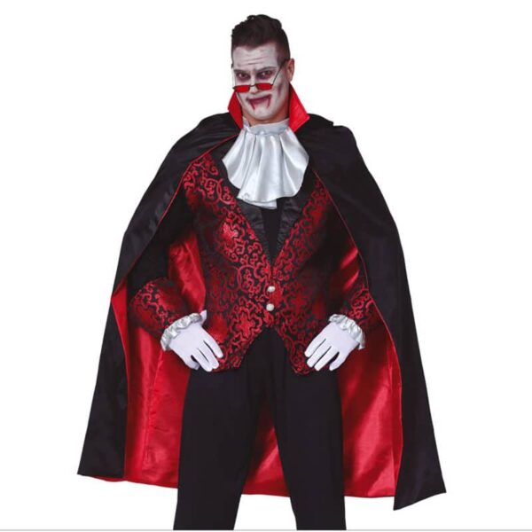 Rode cape vampire - 115 cm - Feestwarenhuis.nl