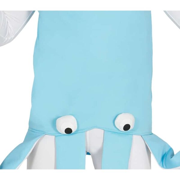 Volwassenkostuum Inktvis blauw wit - Feestwarenhuis.nl