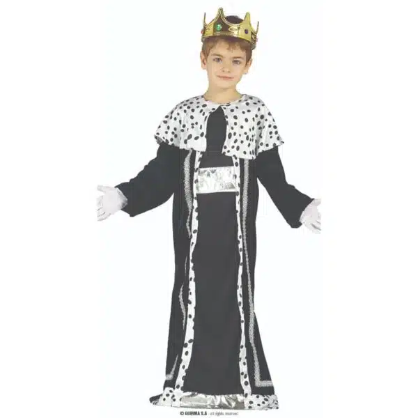 Kinderkostuum drie koningen zwart 3-4 jaar - Feestwarenhuis.nl